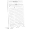Amazon.com : Bliss Collections Meeting Notes Notepad with 50 Undated 6 ...