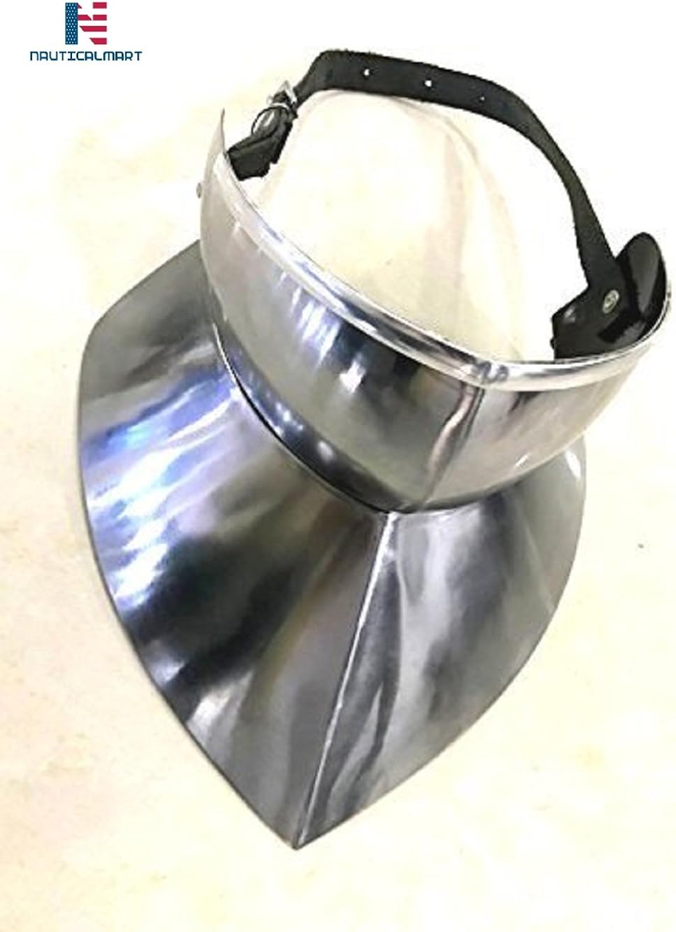 Amazon.com: Nauticalmart Bevor Armor with Gorget Plate Armor Leather ...