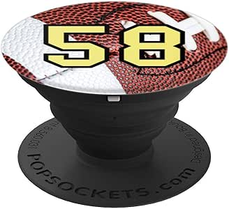 Amazon.com: American Football Number 58. College Football 58.