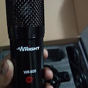 Wright WR 800 Condenser Microphone with Free USB Sound Card (Black ...