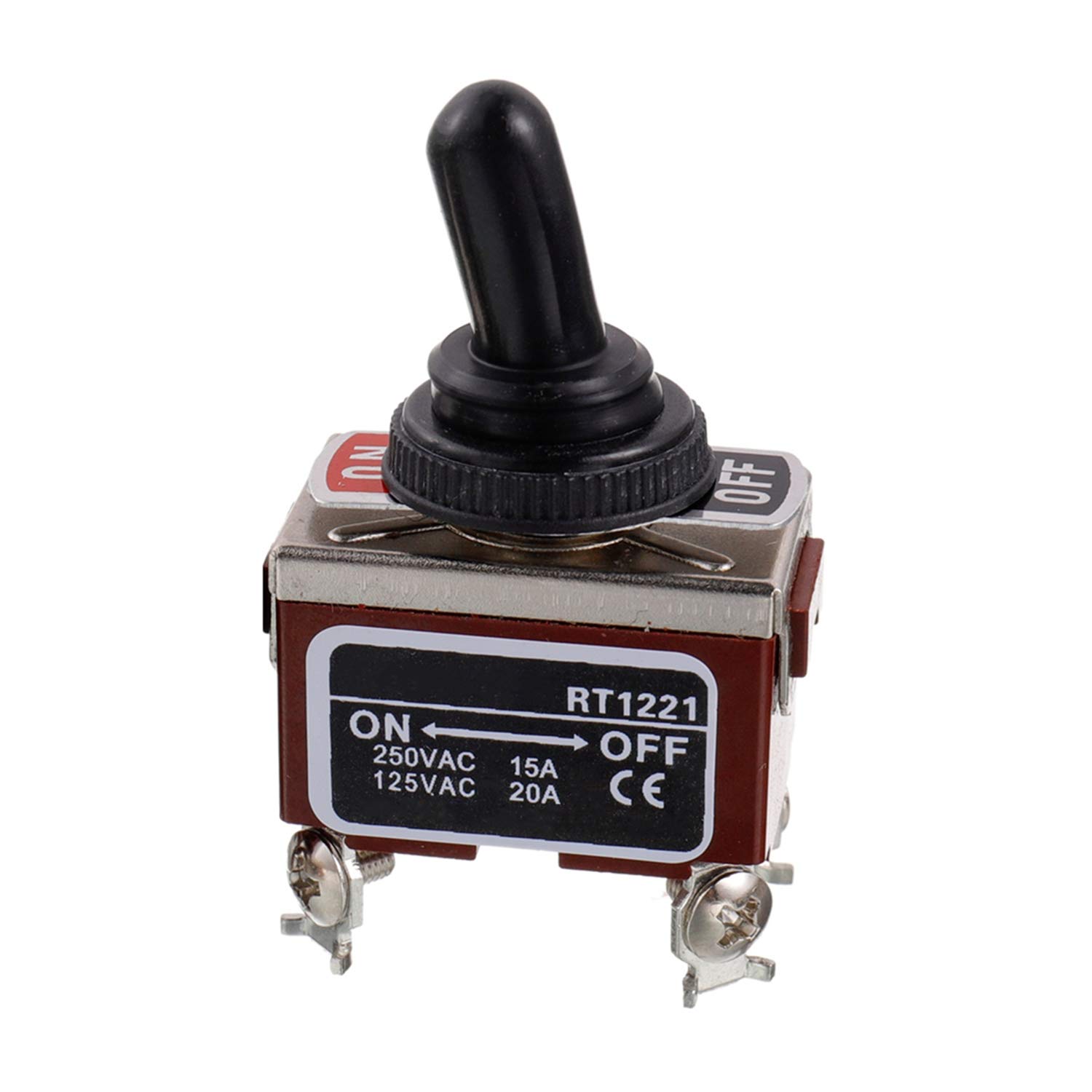 BOJACK RT1221 Toggle Switch 125V 20A 250V 15A DPDT ON – OFF 4 terminal ...