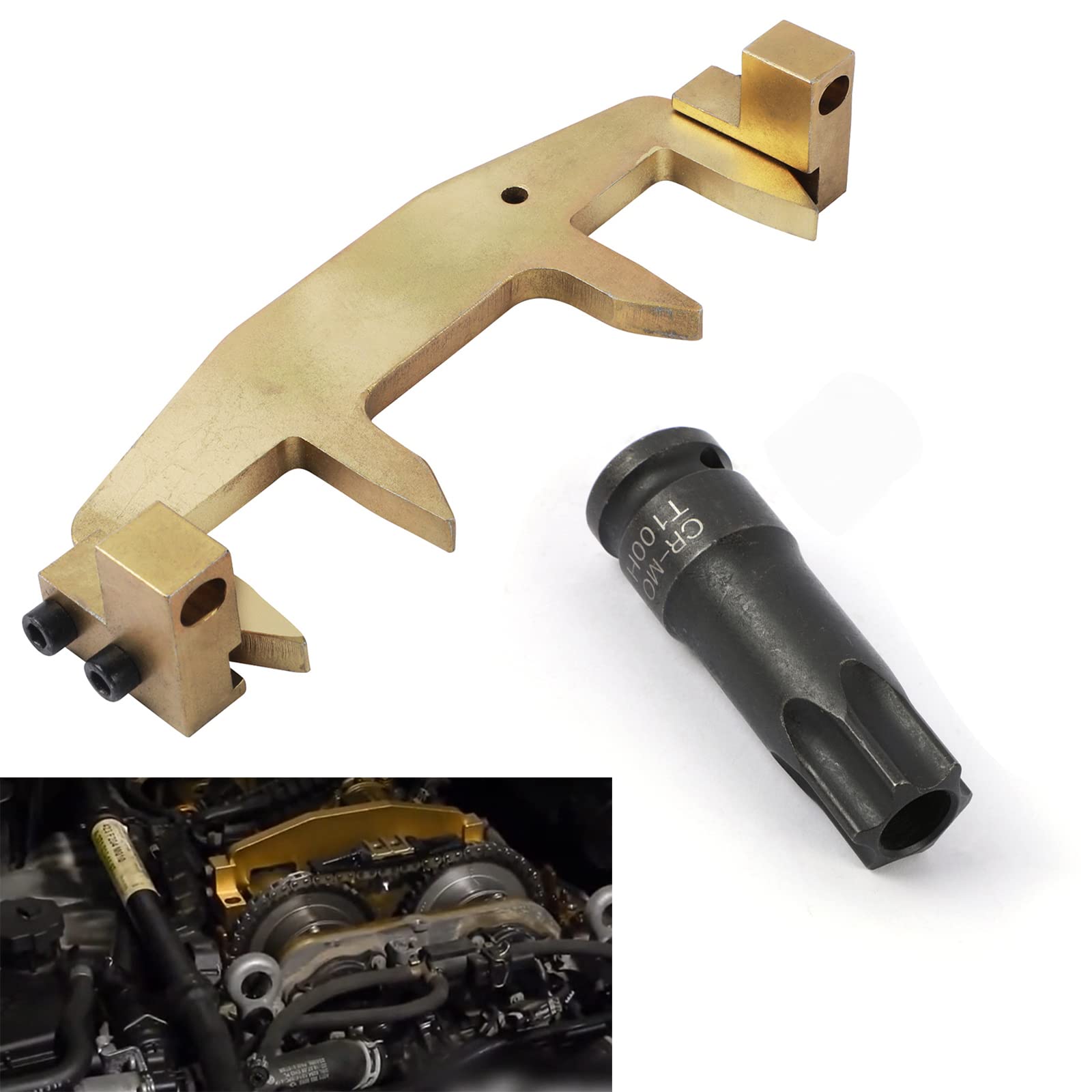 RALBIL Camshaft Locking Tool Compatible with Mercedes-Benz M271 C180 ...