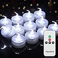 Amazon.com: Topstone Remote Controlled LED Tea Light,White Flickering ...