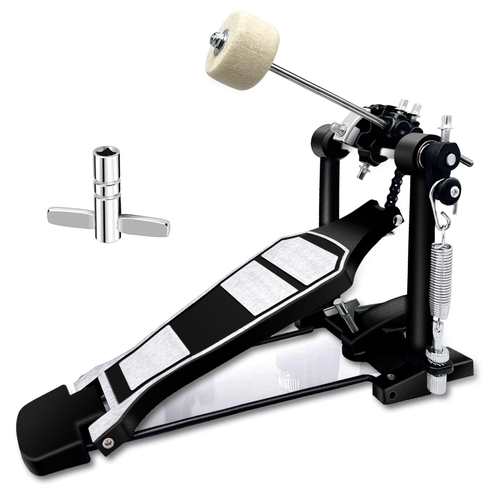 Bass Drum Pedal,Double Bass Drum Pedal Mount Double Chain Drive Foot ...