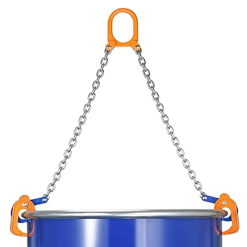 AIindu Chain Drum Lifter - 2000 lbs WLL-55 Gallon Drum Lift - Designed ...