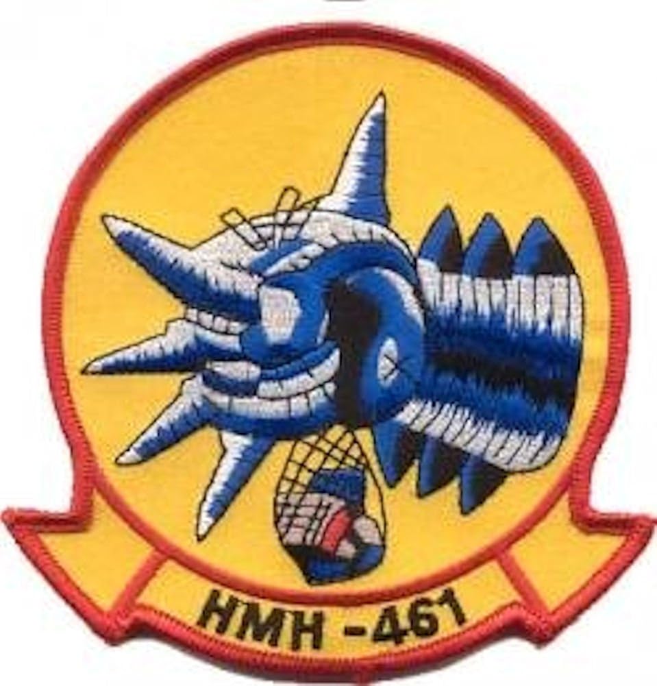 Amazon.com: HMH-461 Squadron Patch: Military Apparel Accessories: Clothing