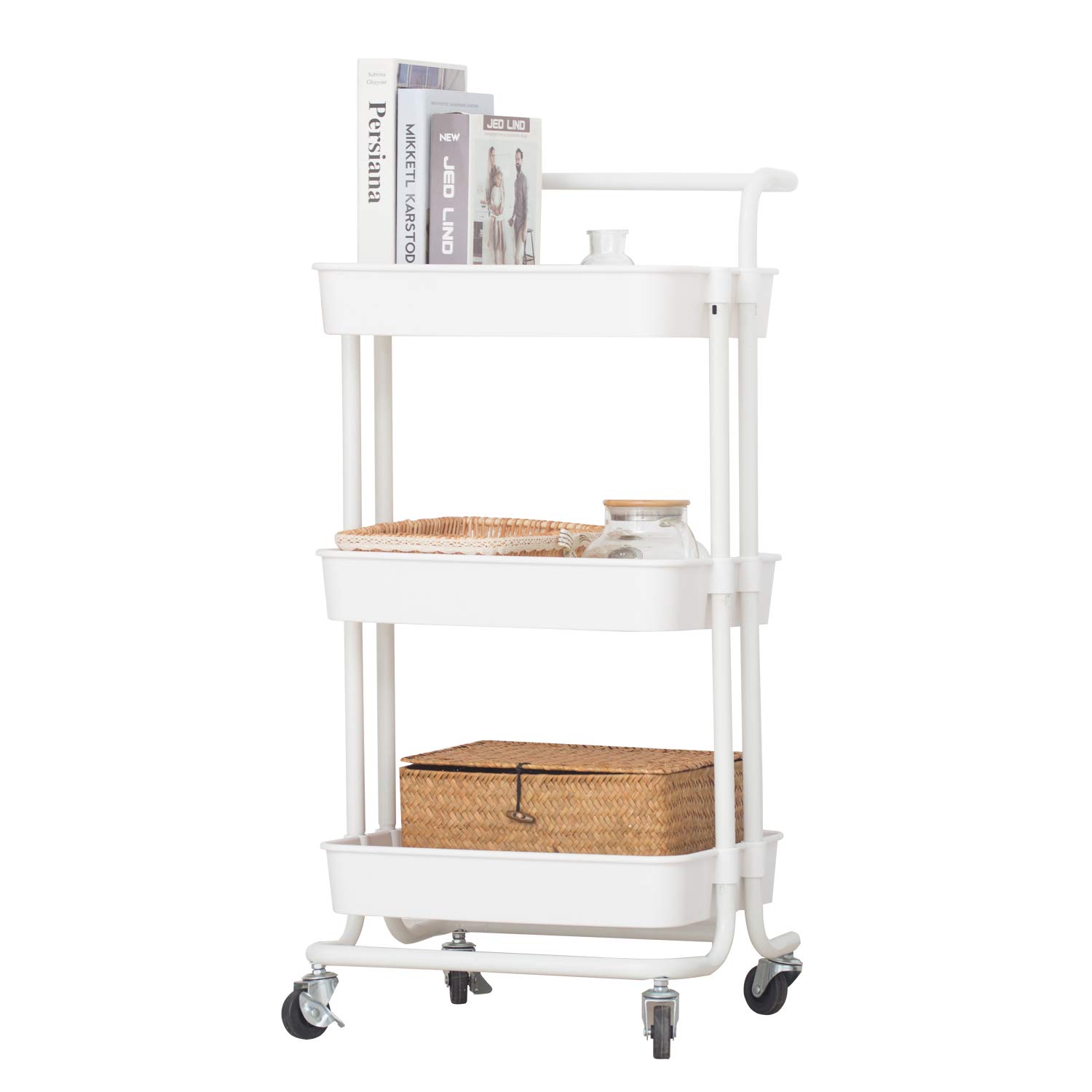 Mua Eroomtrend Kitchen Wagon, Tool Wagon, 3 Tiers, With Casters, Load Capacity 132.3 lbs (60 kg ...