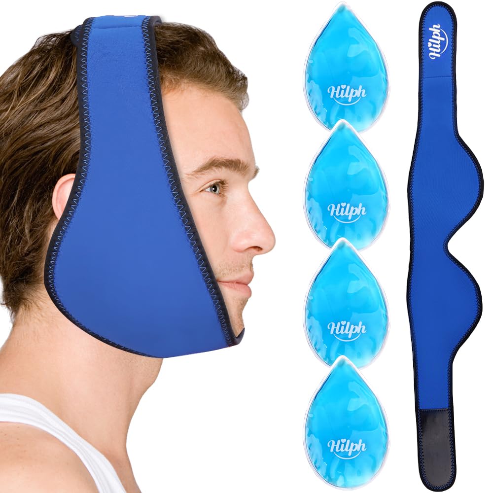 Mua Face Ice Pack Wisdom Teeth Ice Pack Head Wrap, Jaw Chin Ice Pack ...