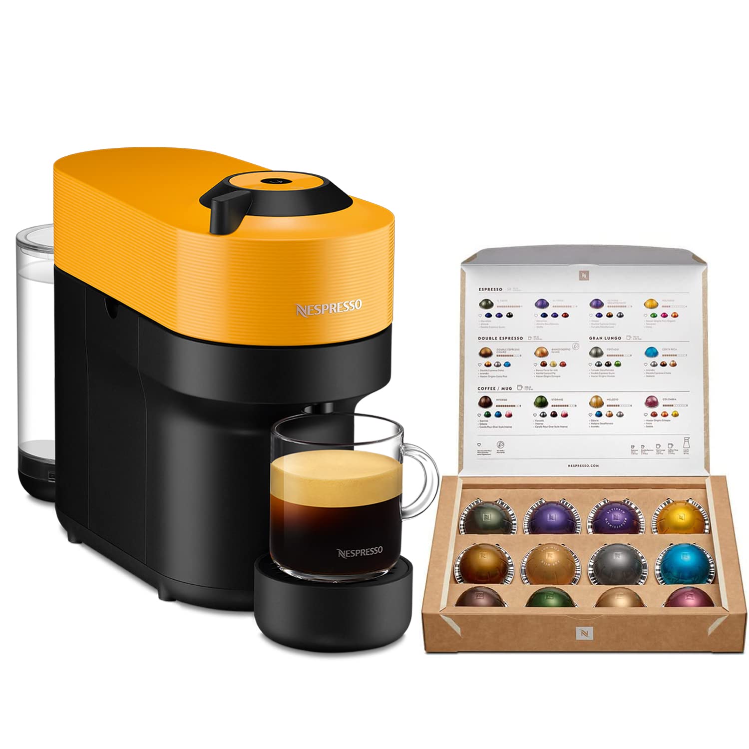 Mua Nespresso VERTUO GDV2-YE-W Pod Coffee Maker, Vatuo Pop, Mango ...