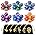 35 Pieces Polyhedral Dice, Double-Colors Polyhedral Game Dice with 5 ...