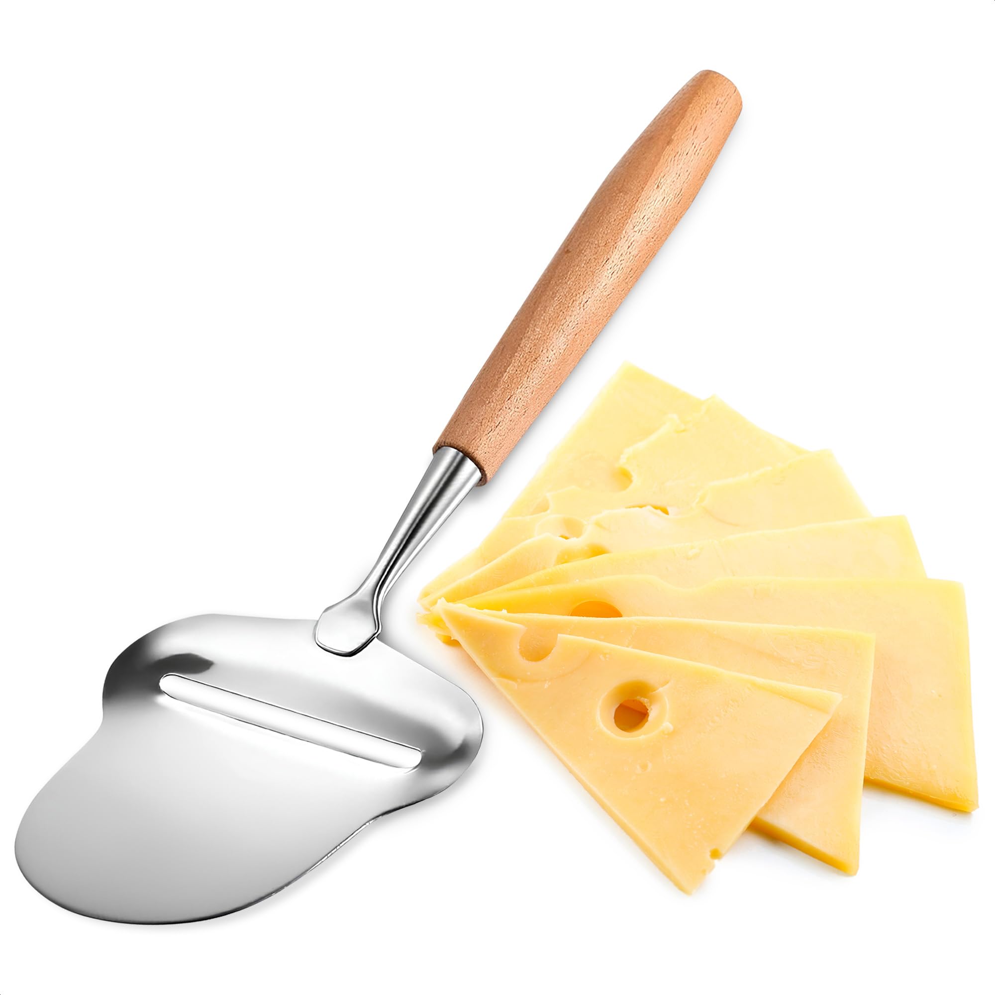 Stainless Steel Cheese Slicer Handheld - Flexible Blade Cheese Planer ...