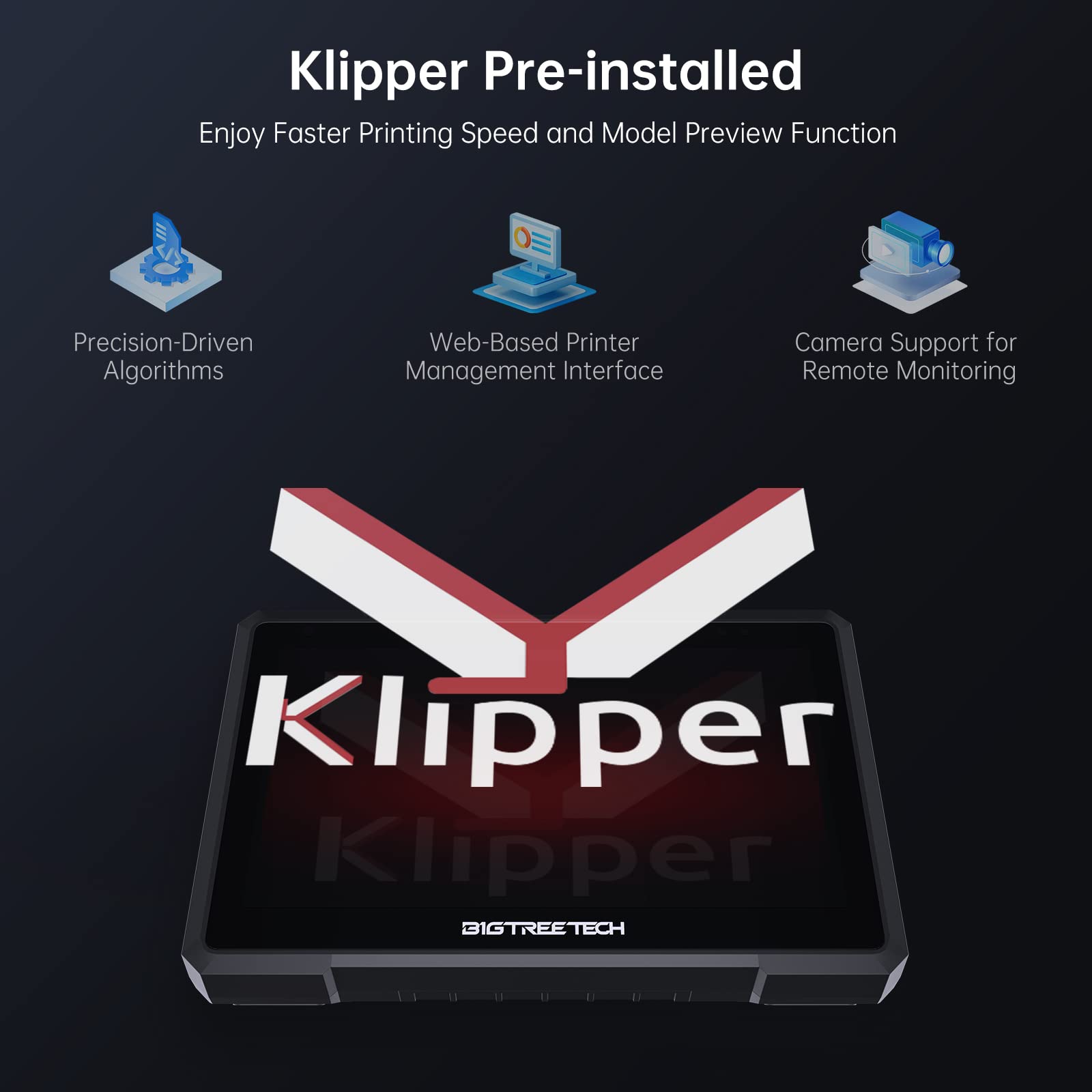 Mua BIGTREETECH Pad 7 Klipper Touch Screen 7 Inch 3D Printing Smart Pad ...