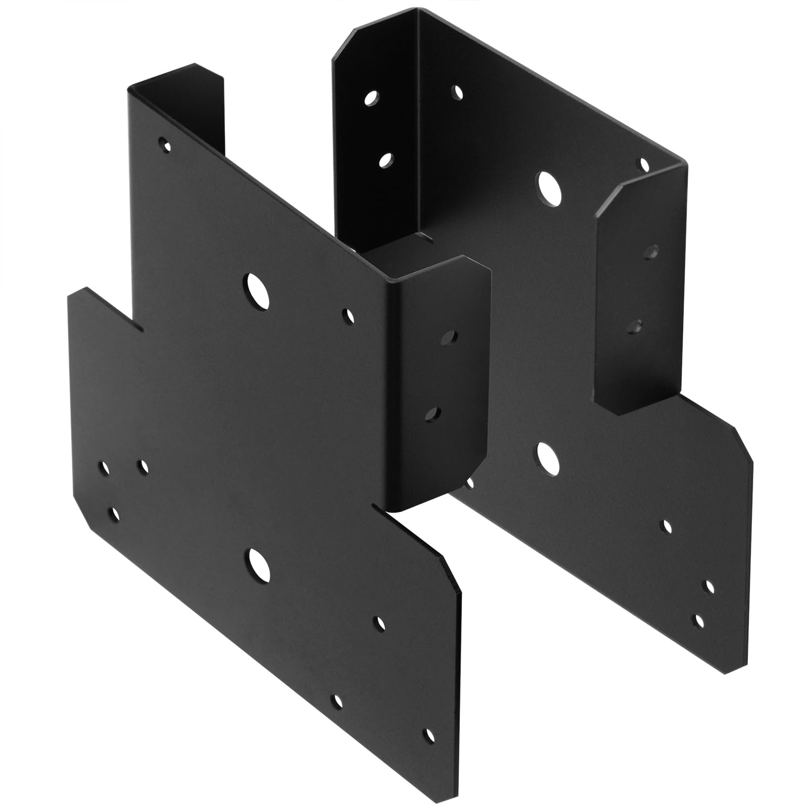 Mua 2 Pair 6x6 Black T Shaped Post to Beam Connector Roof Tie Bracket ...
