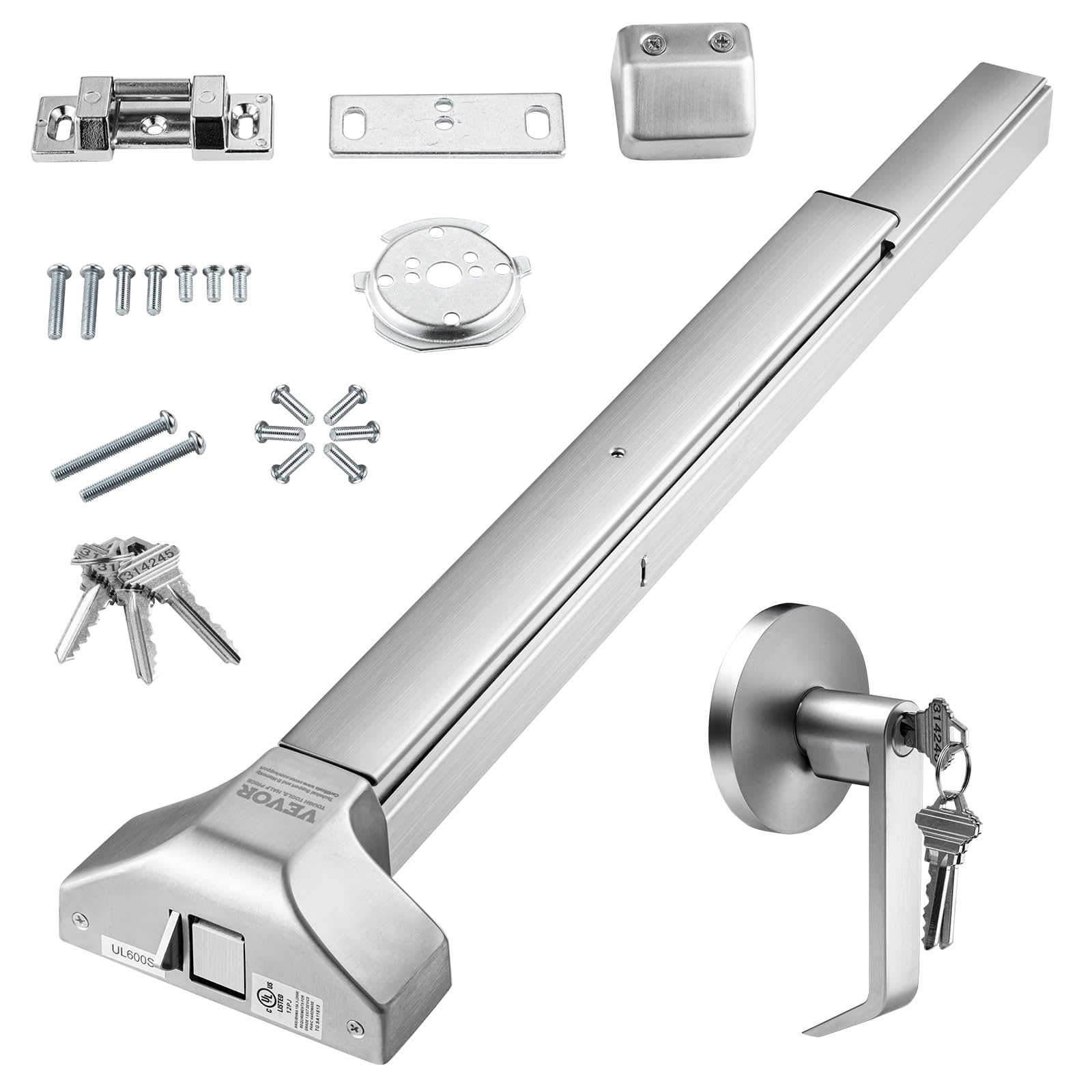 Mua Push Bar Door Locks, Stainless Steel Panic Bars for Exit Doors ...