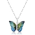 Amazon.com: HOLINSE Butterfly Necklace for Women - Fairy Cubic Zirconia ...