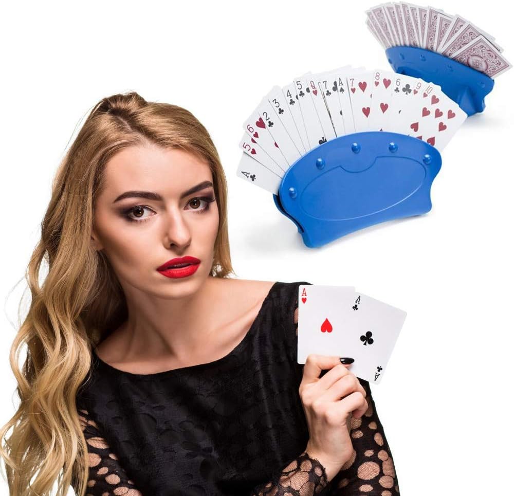 Playing Cards Holders, Free Hand Playing Card Holders Curved Design Arc ...