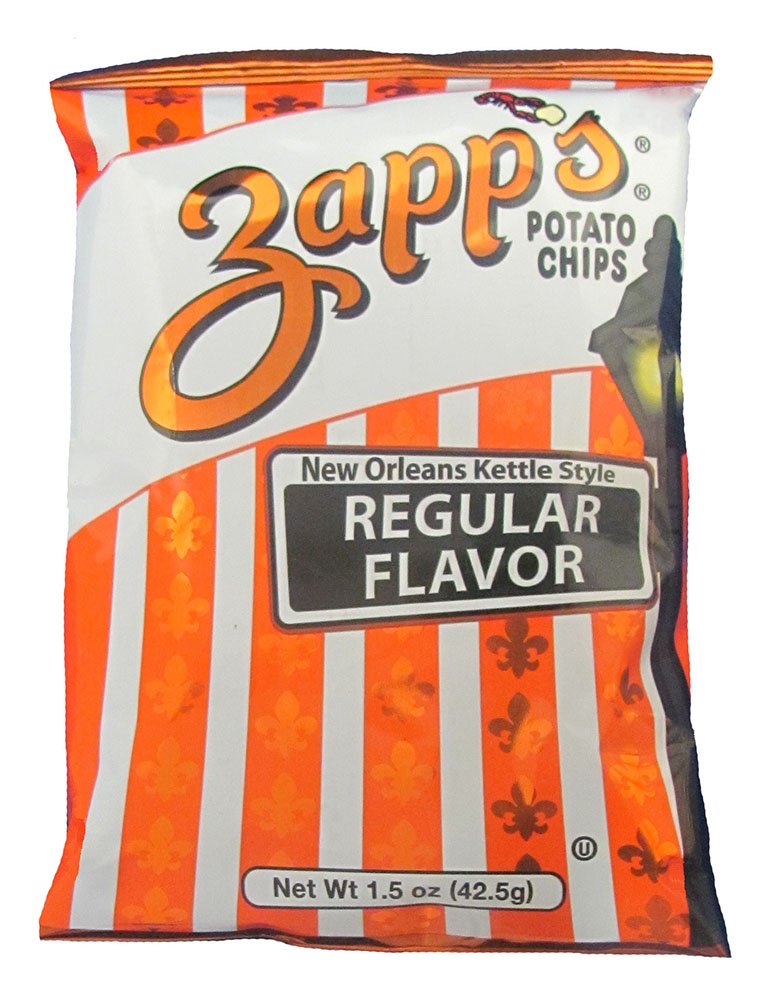 Amazon.com : Zapp's New Orleans Kettle-Style Potato Chips, Sour Cream ...