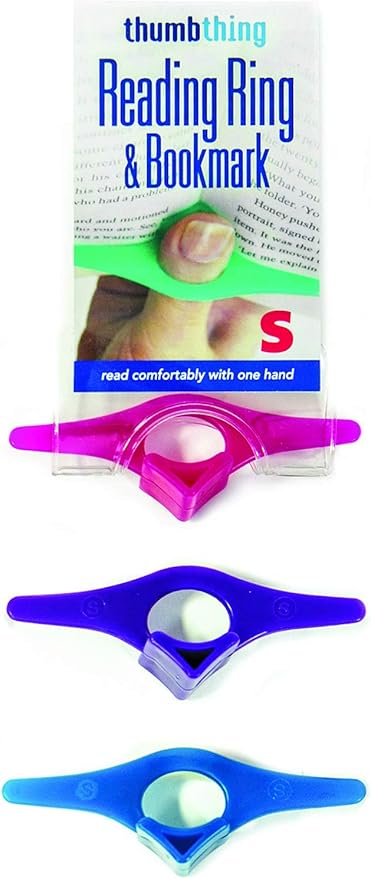 Thumb Thing Book Page Holder and Bookmark, (Set of 12) Large - Colors ...