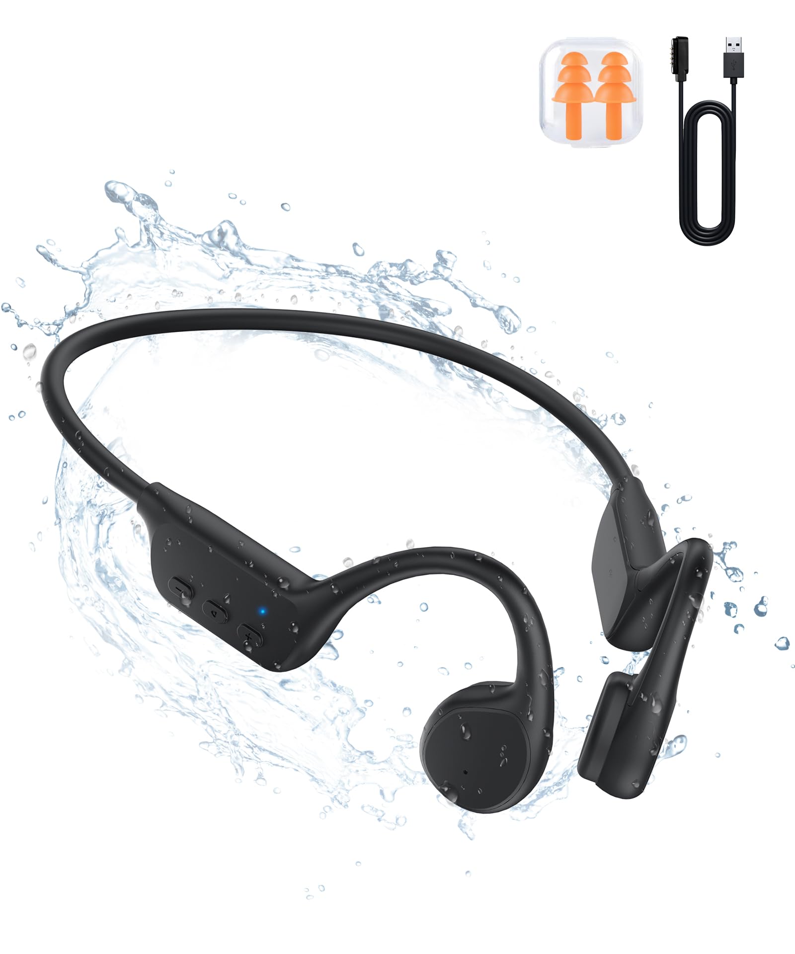 Mua Hamuti Open Ear Bone Conduction Headphone, All Black, (X7) trên ...