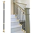 Amazon.com: CMYUN Indoor Rustic Balusters Black Gold, Metal 95cm Tall ...