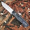 Watchman Fixed Blade Knives with Sheath,Full Tang Bushcraft Knife with ...