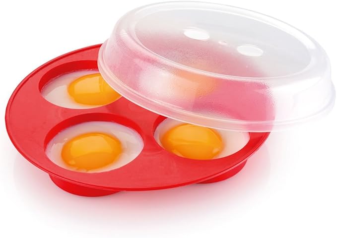 4 Egg Microwave Poacher: Amazon.co.uk: Kitchen & Home