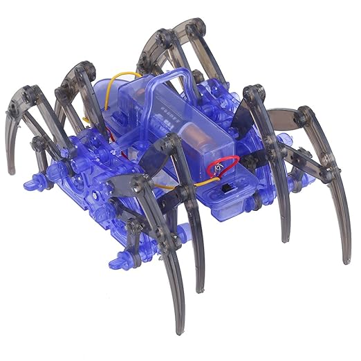 DIY Electric Spider Robot Toy Building Kit, Assemble Educational ...