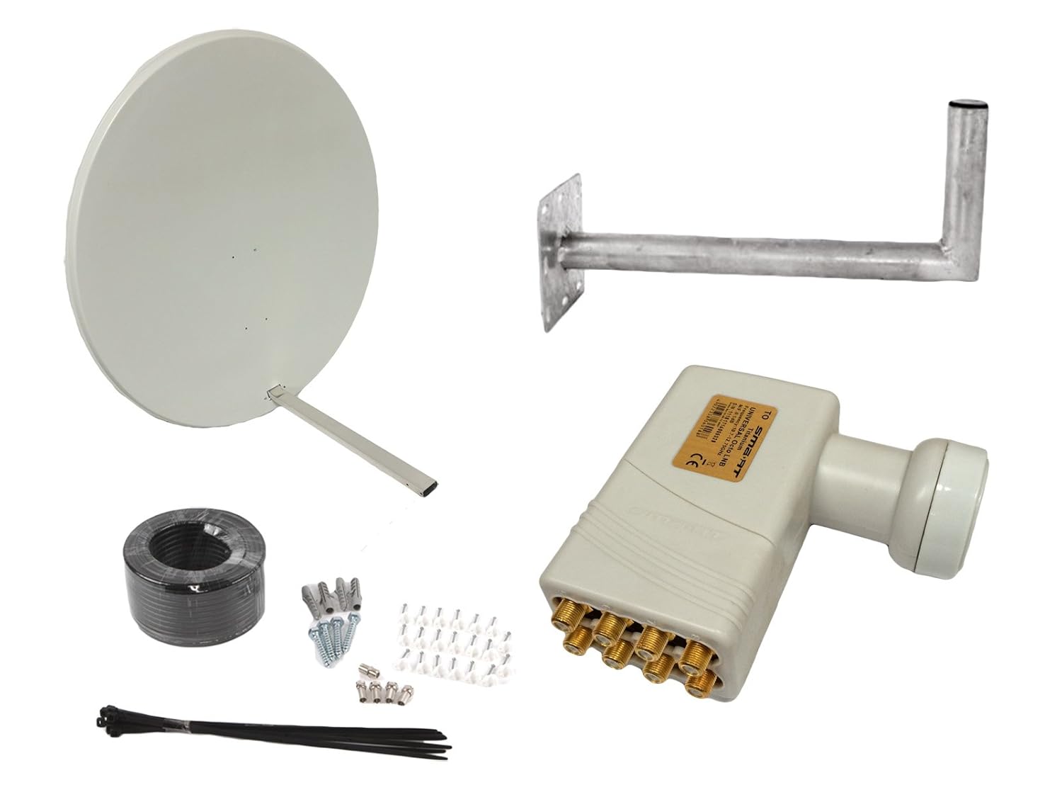 Astra 1 & 2 Polsat TV Tech 100CM Satellite Dish for Sky freesat Eurosat ...