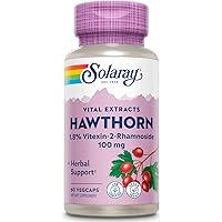 Amazon.com: Hawthorn Aerial Extract 100mg Solaray 60 Caps : Health ...