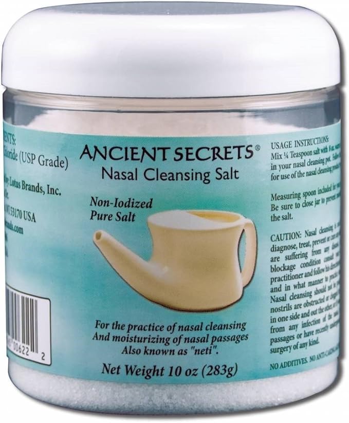 Amazon.com: Ancient Secrets Nasal Cleansing Salt - 10 Oz: Health ...