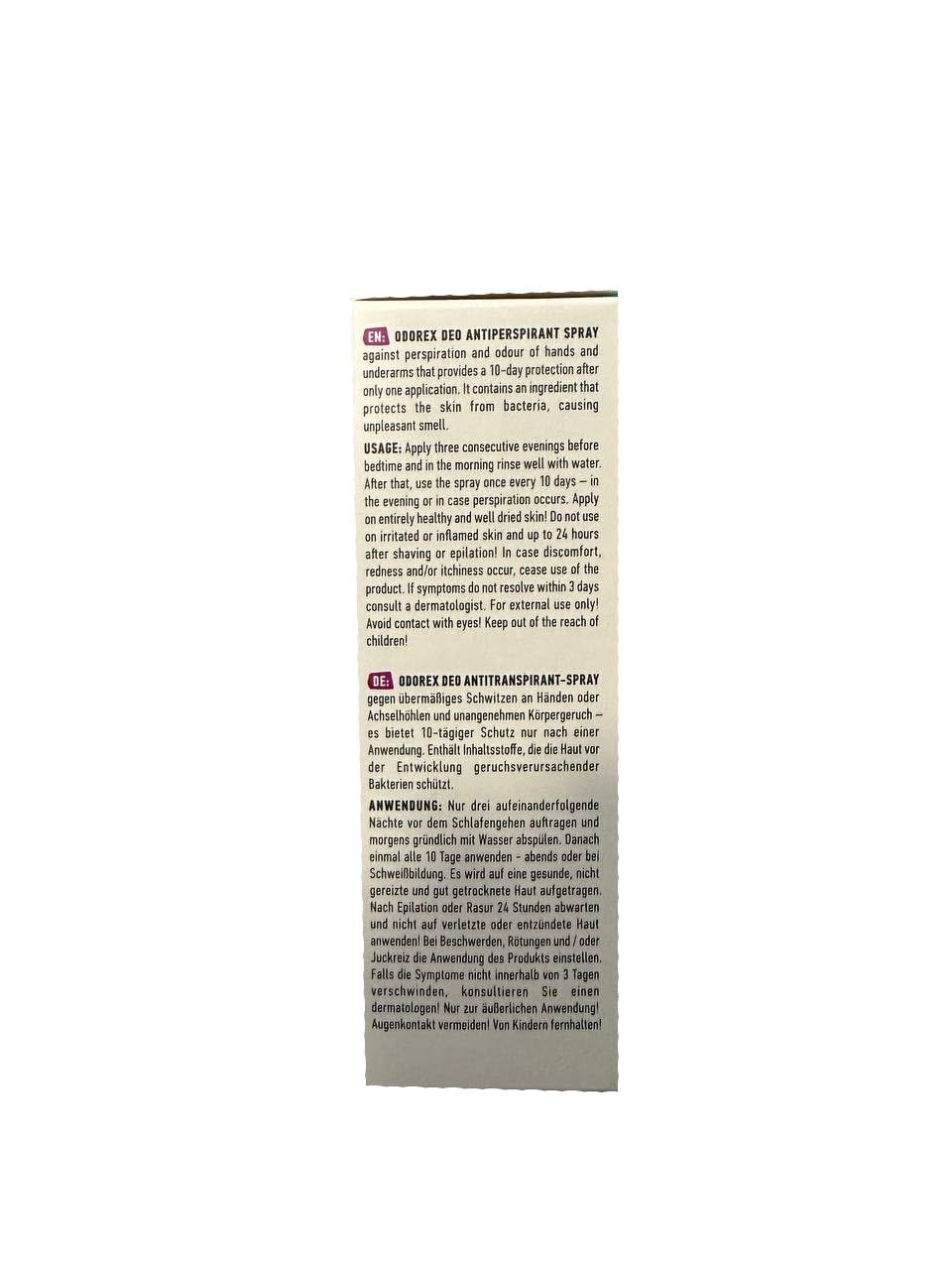 Mua Biotrade Odorex Deo Antiperspirant Spray 50ml Care the Skin trên ...