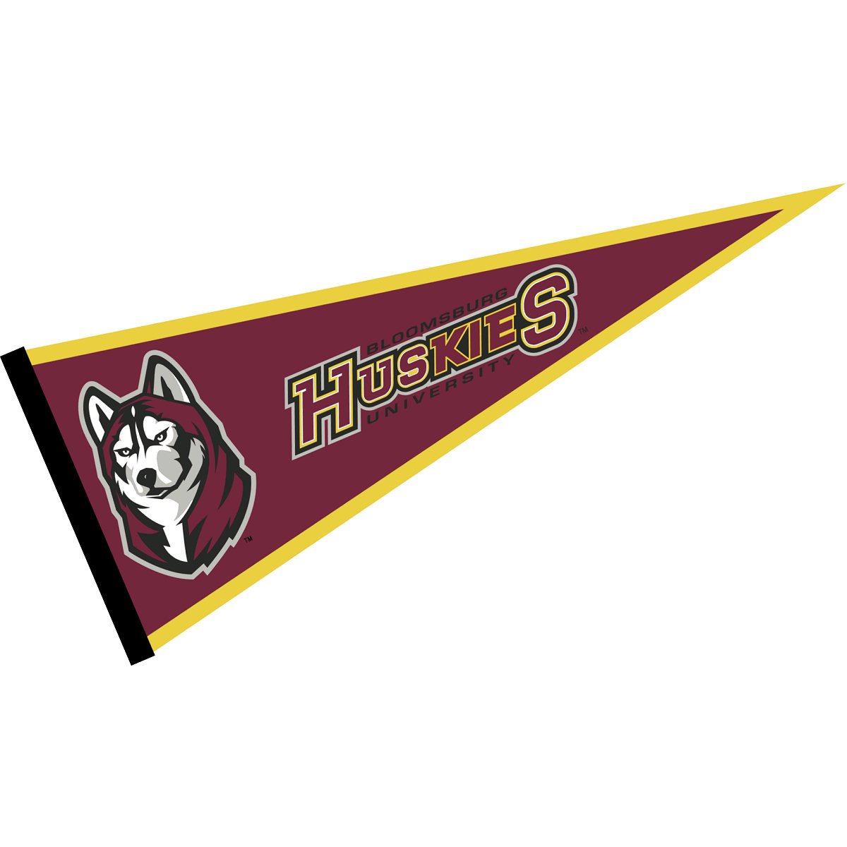 Amazon.com : College Flags and Banners Co. Bloomsburg Huskies Pennant ...
