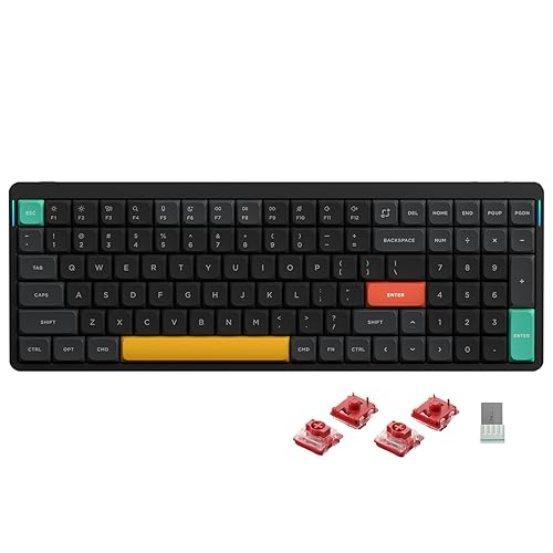 nuphy Air96 V2 Wireless Mechanical Keyboard,100 Keys RGB Backlit ...