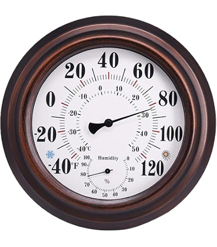 Orvis Outdoor Thermometer Decorative Smart Garden Outside In