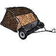 Amazon.com : Tow Behind Lawn Sweeper, 44" Sweeping Width, 25 cu ft ...