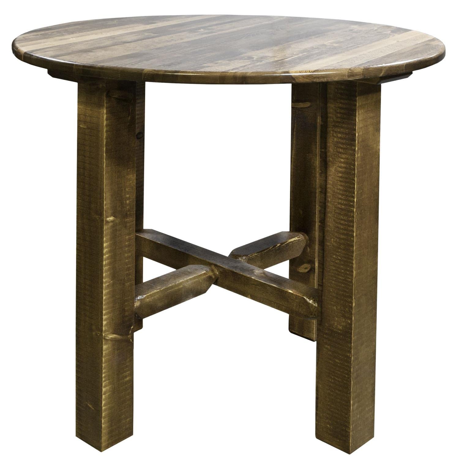 Montana Woodworks Homestead Collection Bistro Table, Round Table Top ...