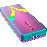 Amazon.com: SABRENT Rocket RGB NVMe & SATA M.2 SSD Enclosure – USB C ...