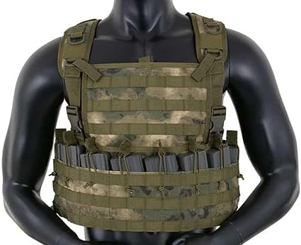 Fields Airsoft Rifleman Molle Chest Rig Harness ATAK FG Holds 8 Mags ...