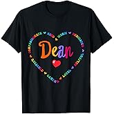 Amazon.com: Cute Dean Appreciation Week Back to School academic admin T ...
