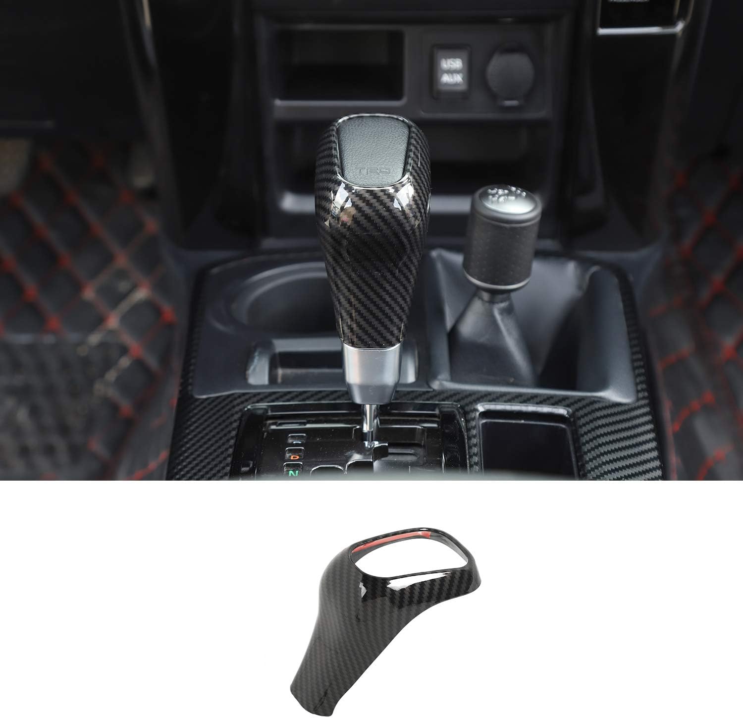 Amazon.com: Car Gear Shift Knob Cover Trim Interior Accessories for ...
