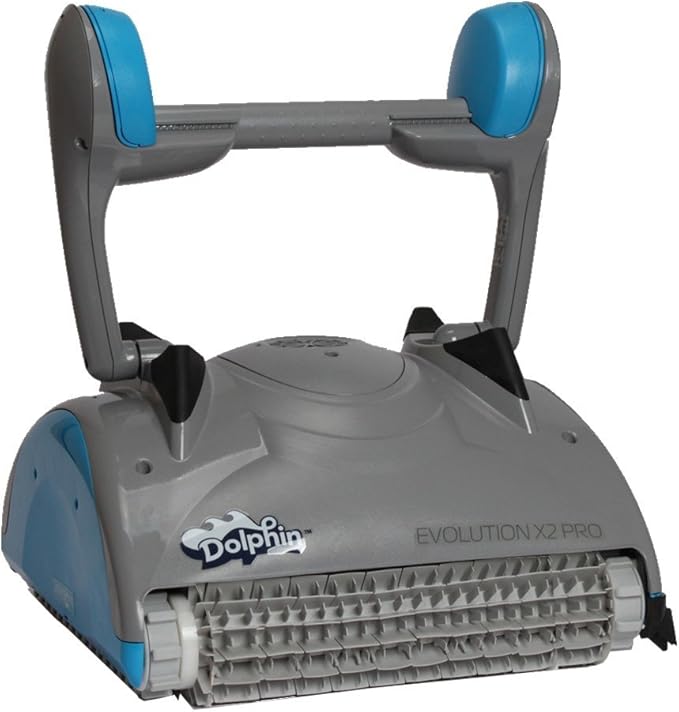 Fully Automated Pool Robot Dolphin Evolution x2 Pro with PVC Brushes ...