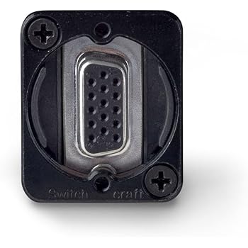 Amazon.com: Switchcraft EHDB9FFB DB9 Female to Female Panel Mount ...