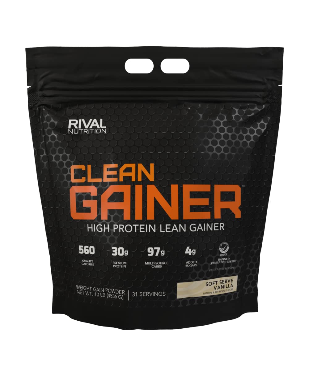 Mua Rivalus Clean Gainer - Soft Serve Vanilla 10 Pound - Delicious Lean ...