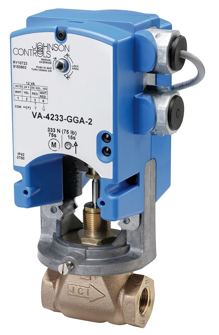 Johnson Controls VA-4233-GGC-2 VA-4233 Series Electric Valve Actuator ...