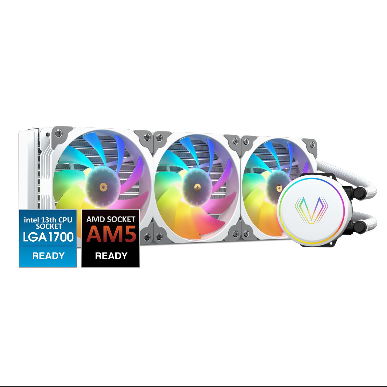 Mua Vetroo V360 White 360mm CPU Water Liquid Cooler AMD/Intel LGA1200 ...
