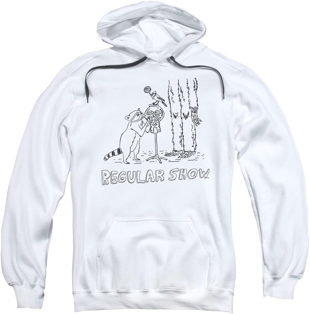 The Regular Show - Mens Tattoo Art Pullover Hoodie : Amazon.co.uk: Clothing