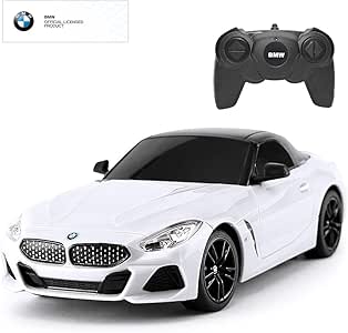 Amazon.com: RASTAR BMW Toy Car, 1:24 BMW Z4 Roadster Remote Control R/C ...