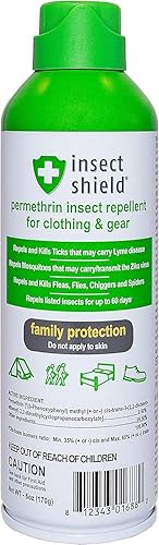 Insect Shield Premium Permethrin Spray - Tick, Flea, Fly, Mosquito ...