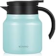 Amazon.com: WYHVAND 27Oz Thermal Coffee Carafes For Keeping Hot/Cold, Stainless Steel Coffee ...