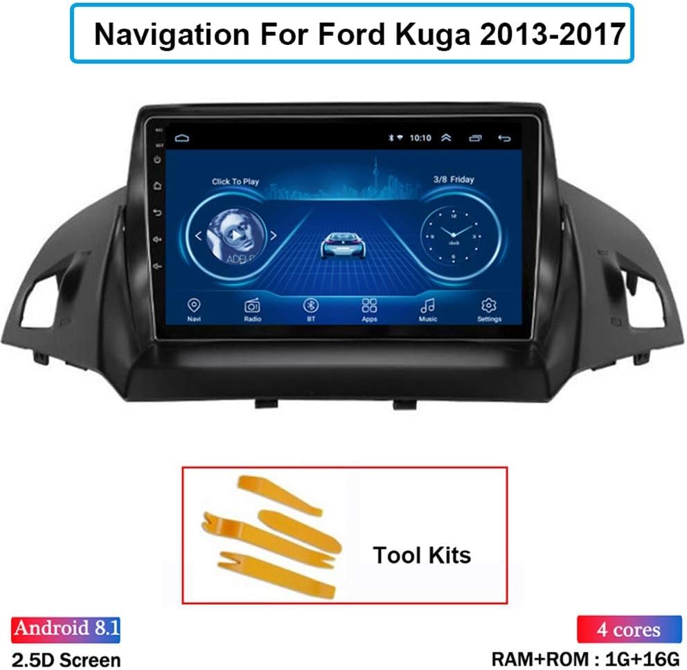PLOKM Auto GPS Navigation Fahrzeug Autoradio Android 8.1 Navigation mit ...